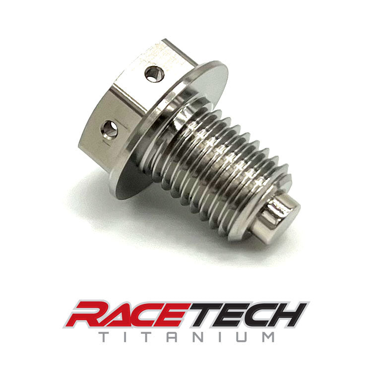 Race Tech Titanium M12x1.5 Magnetic Oil Drain Plug Iridescent Purple ...